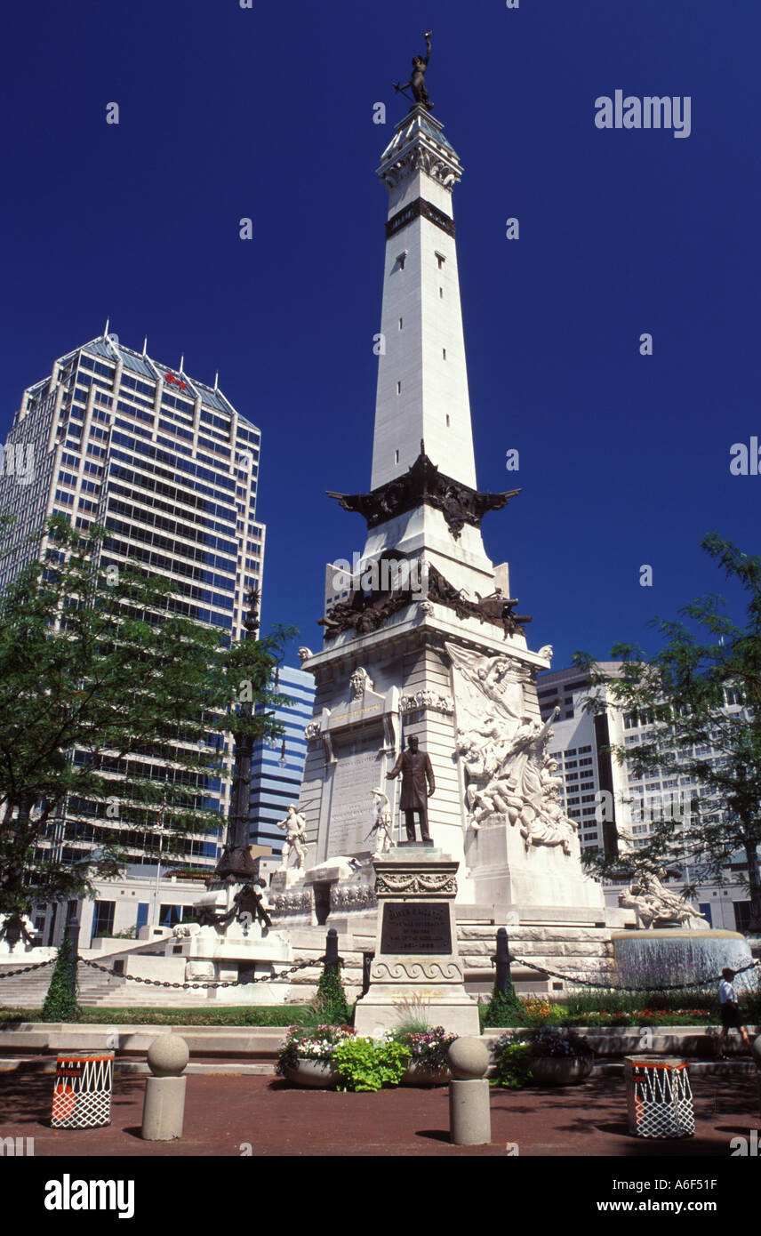 The indiana state soldiers and sailors monument hi-res stock ...