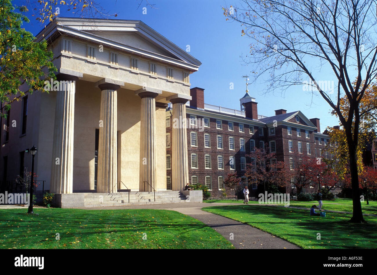 Brown university manning hall hi-res stock photography and images - Alamy