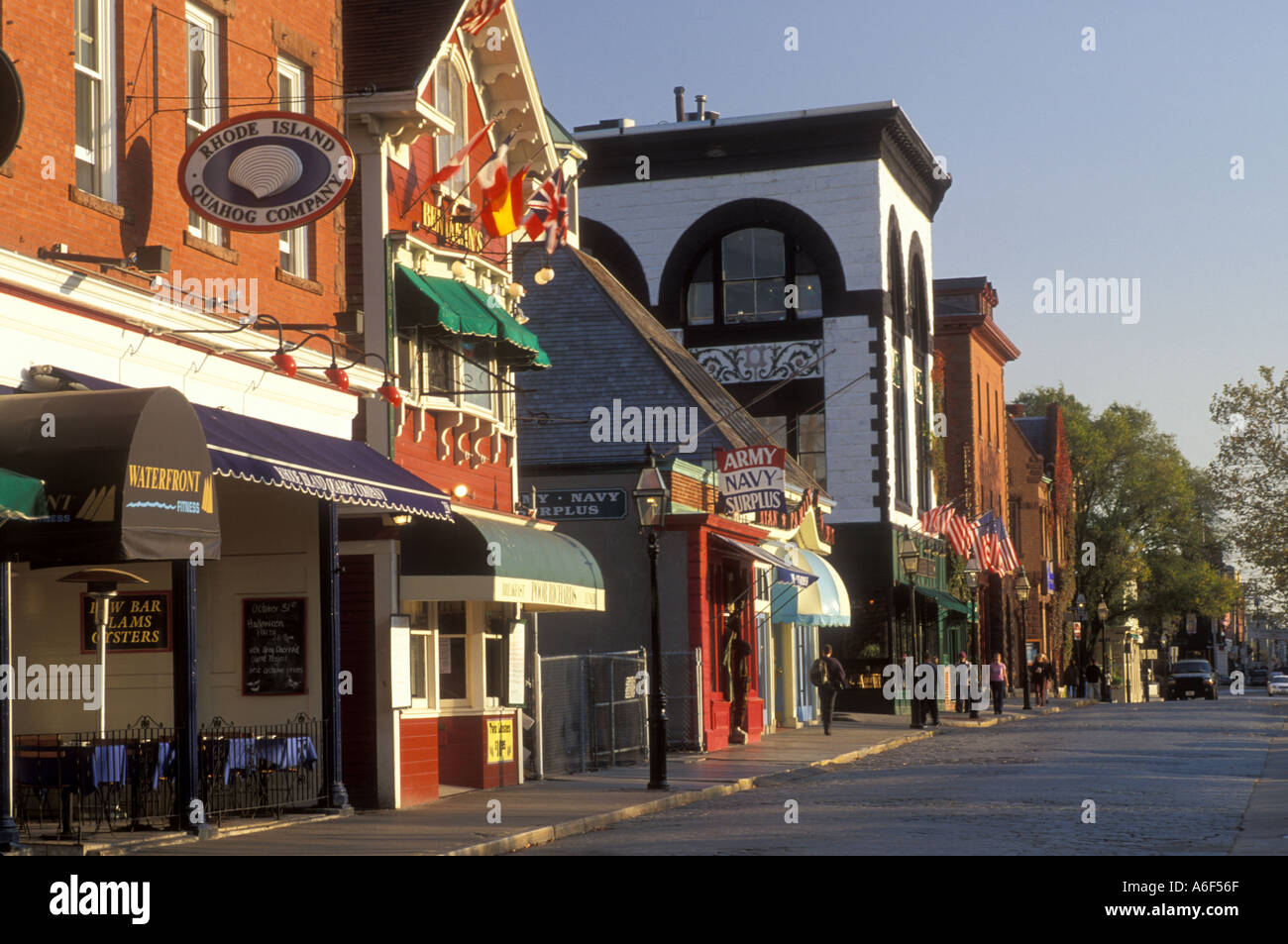 Thames street newport ri hi-res stock photography and images - Alamy