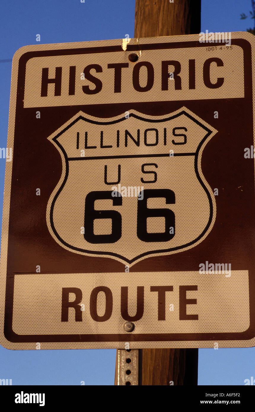 Springfield illinois historic route 66 hi-res stock photography and ...