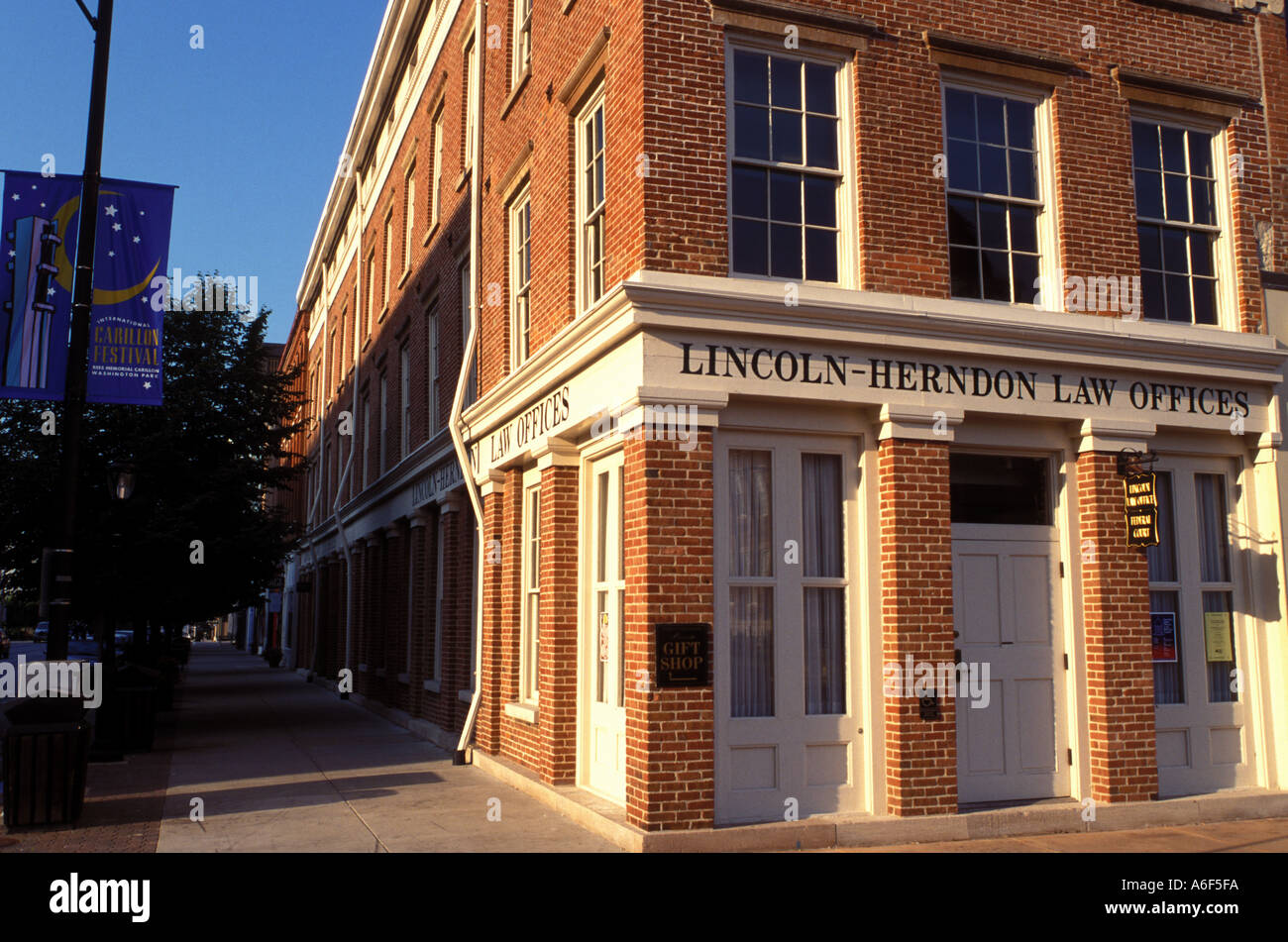 Abraham lincoln herndon law offices hi-res stock photography and images ...