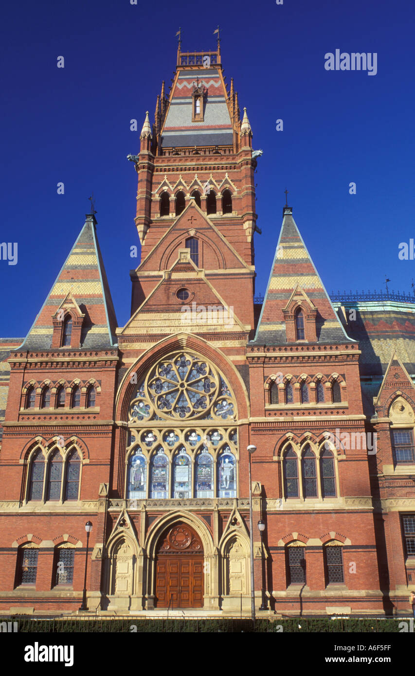 Harvard university memorial hall cambridge hi-res stock photography and ...