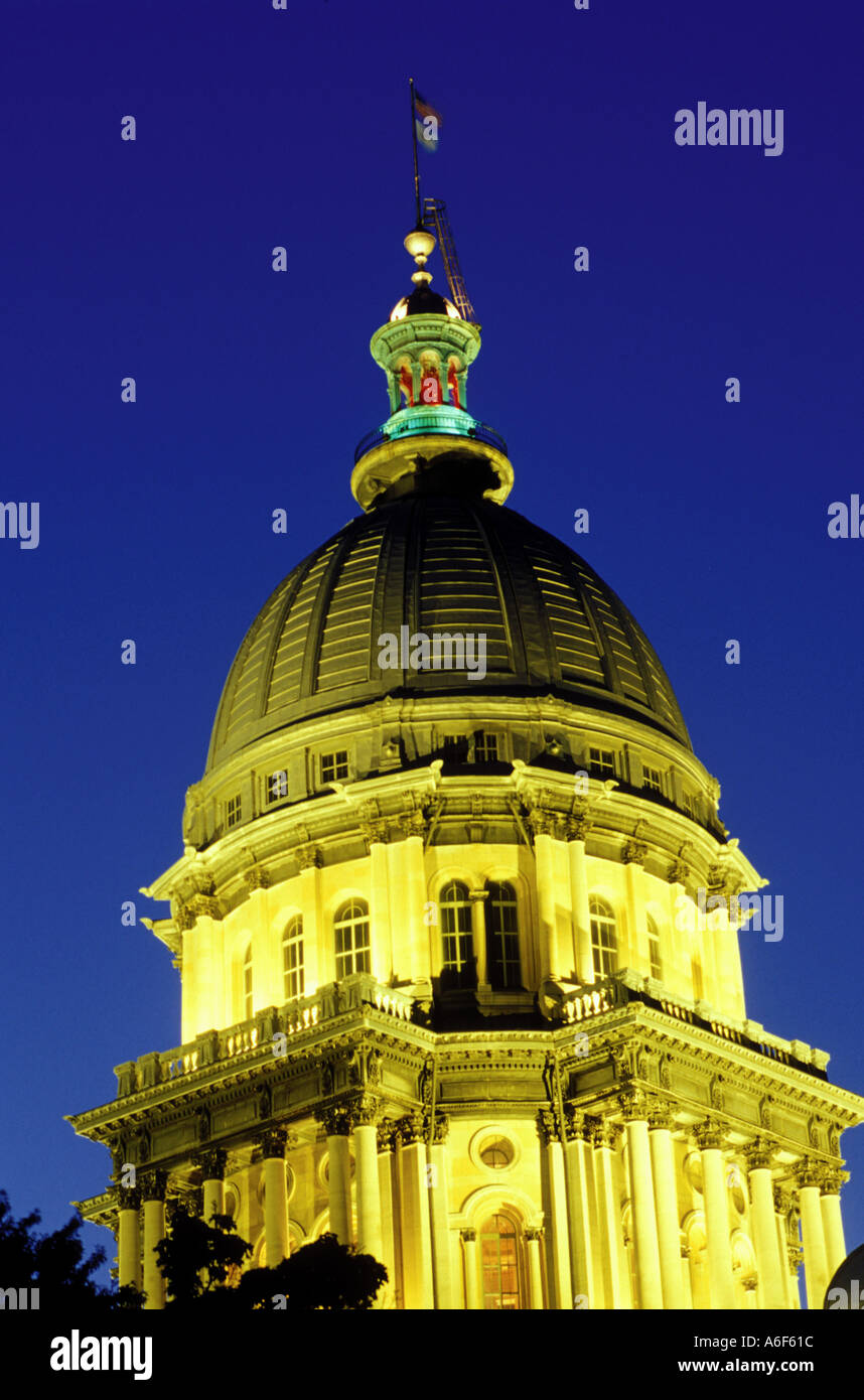 Springfield il capital dome hi-res stock photography and images - Alamy