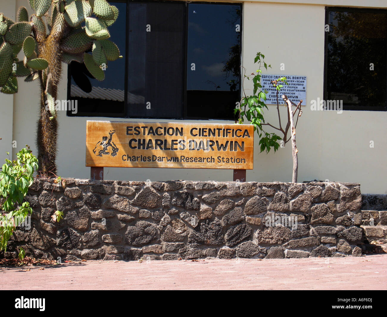 Charles Darwin Research Station on the island of Santa Cruz in the ...