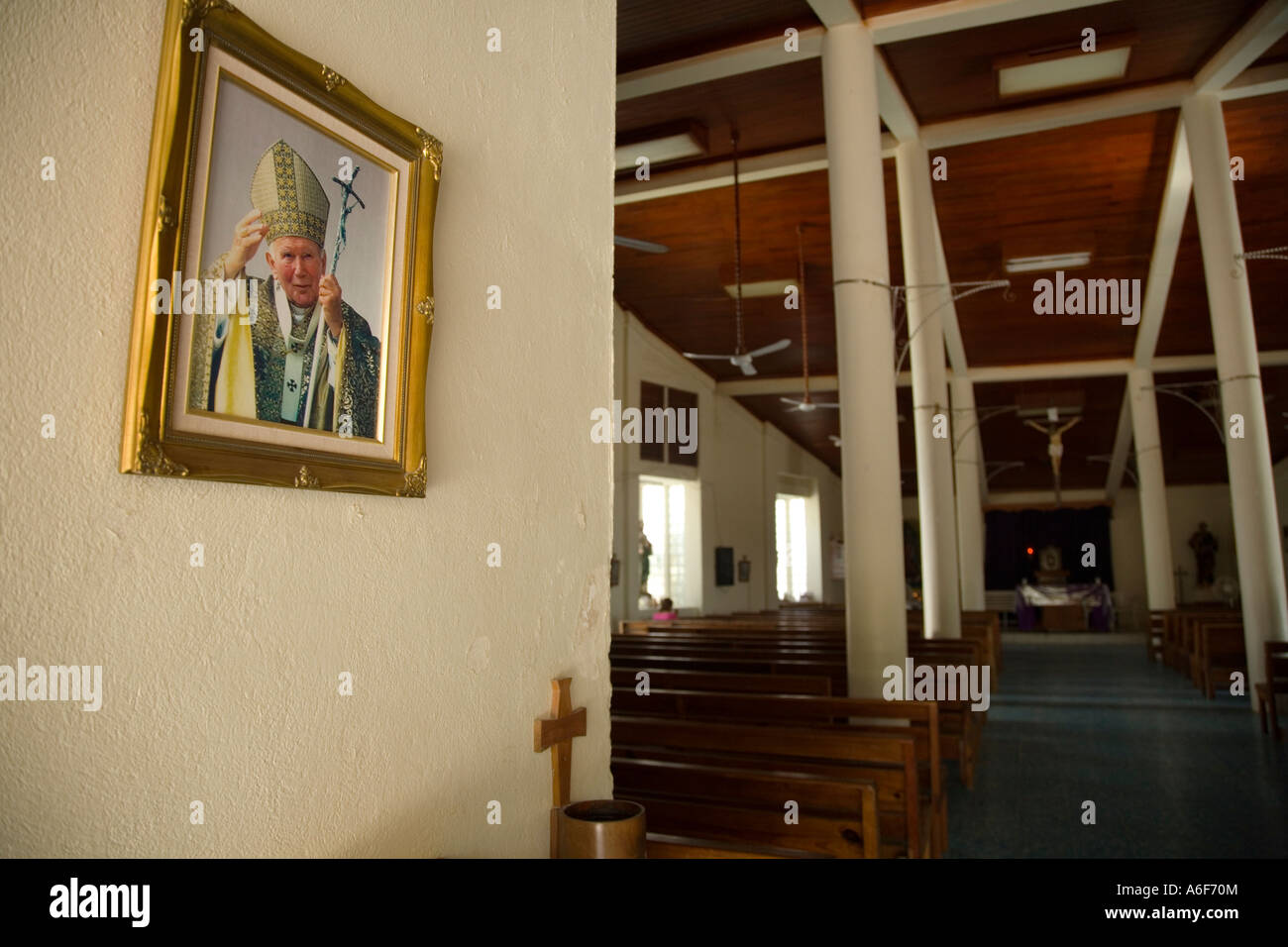 BELIZE San Pedro on Ambergris Caye Photograph of Pope Benedict XVI ...