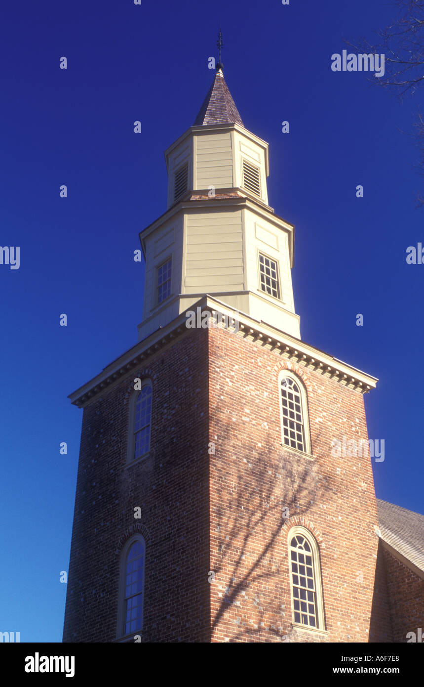 Bruton parish church colonial williamsburg virginia hi-res stock ...