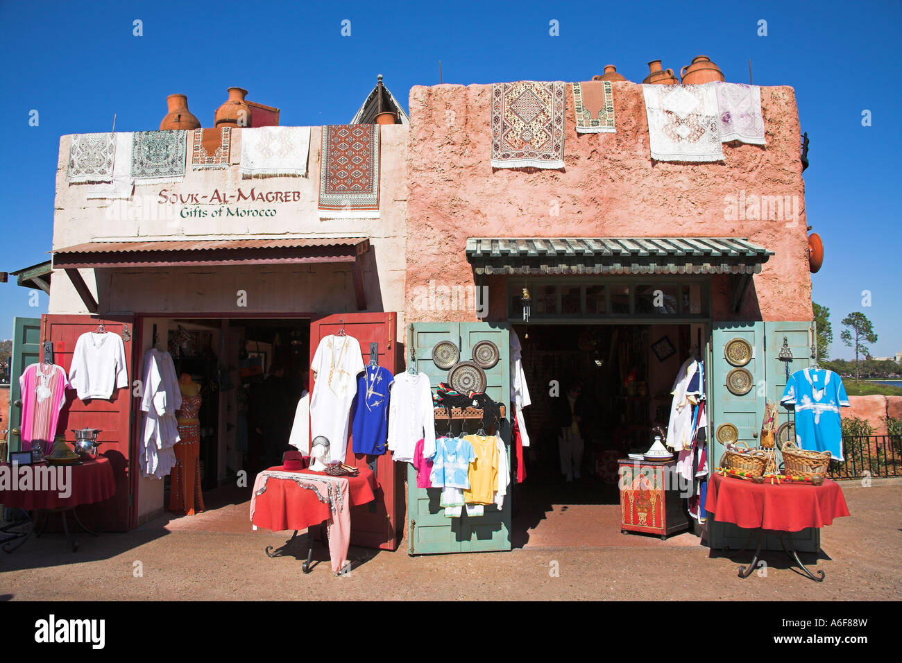 Shop in Moroccan section of EPCOT Center, World Showcase, Disney World ...