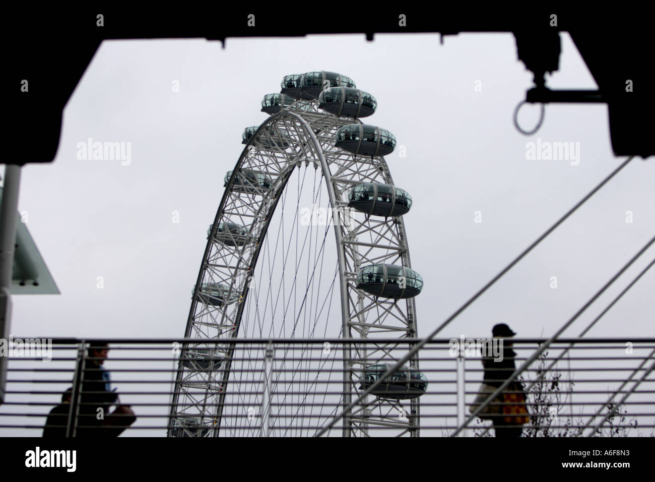 General view of the London Eye Stock Photo - Alamy