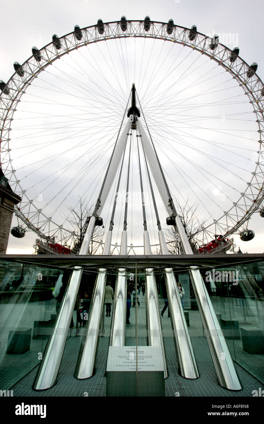 General view of the London Eye Stock Photo - Alamy
