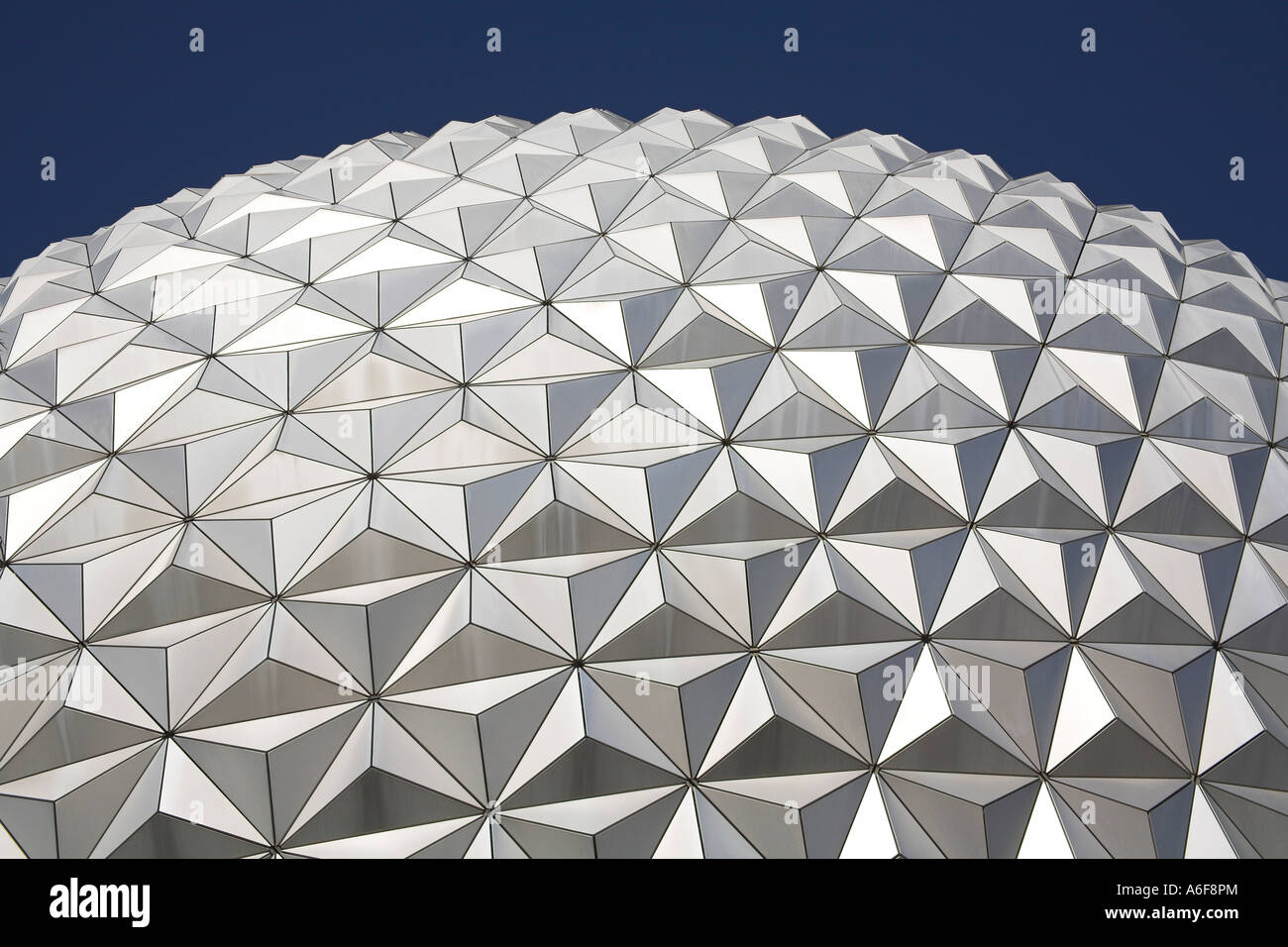 Close up of Spaceship Earth, EPCOT Center, Disney World, Orlando ...