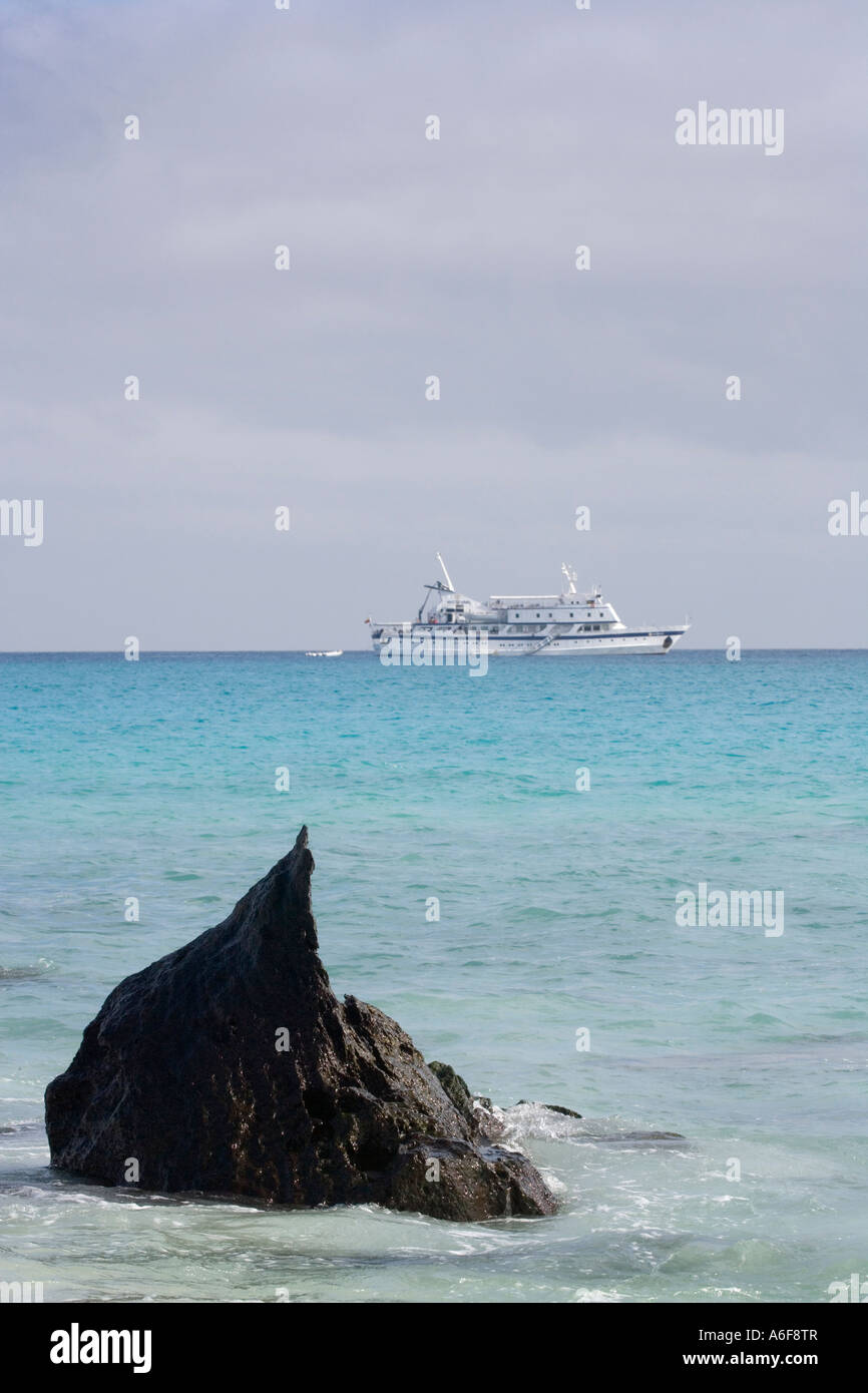 Gardner Bay on the Island of Espanola in the Galapagos Archipelago ...