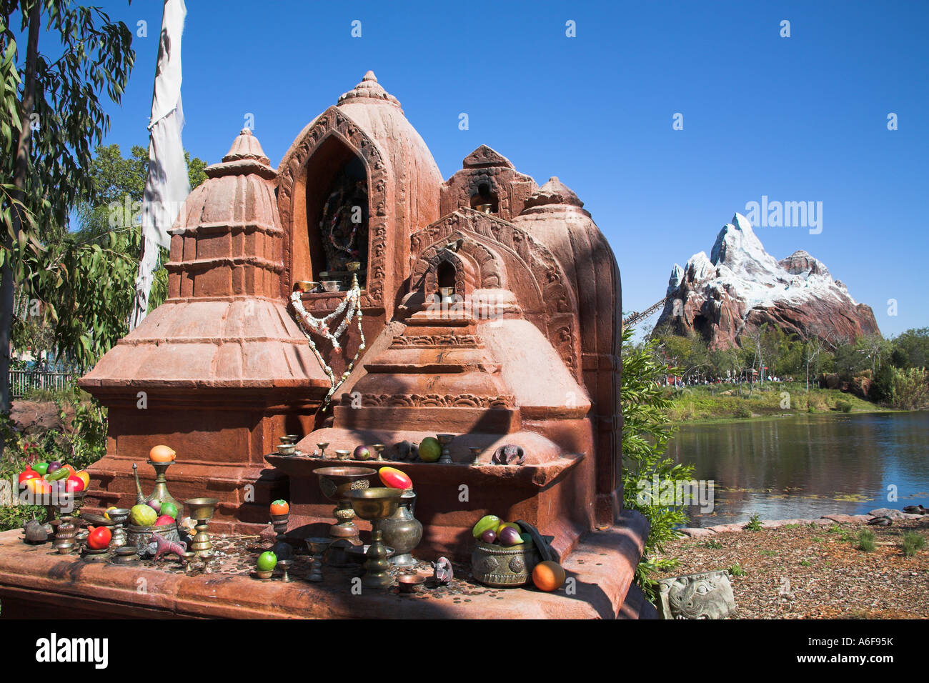 View from shrine to Expedition Everest, Legend of the Forbidden ...