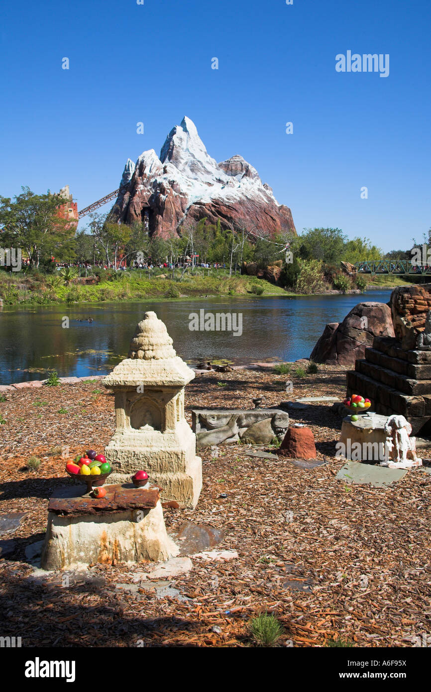 View from shrine to Expedition Everest, Legend of the Forbidden ...