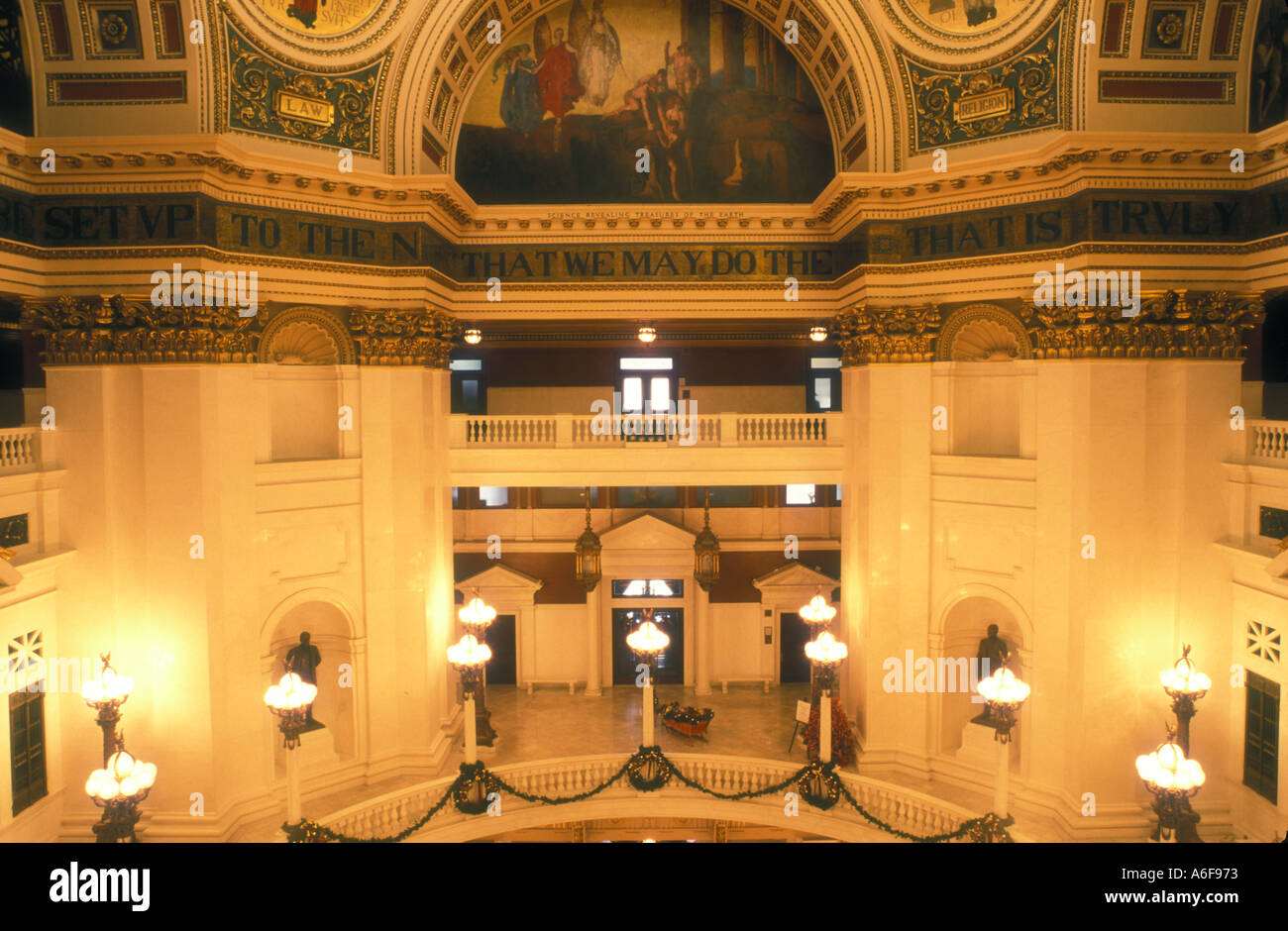 Inside state capitol building harrisburg hi-res stock photography and ...
