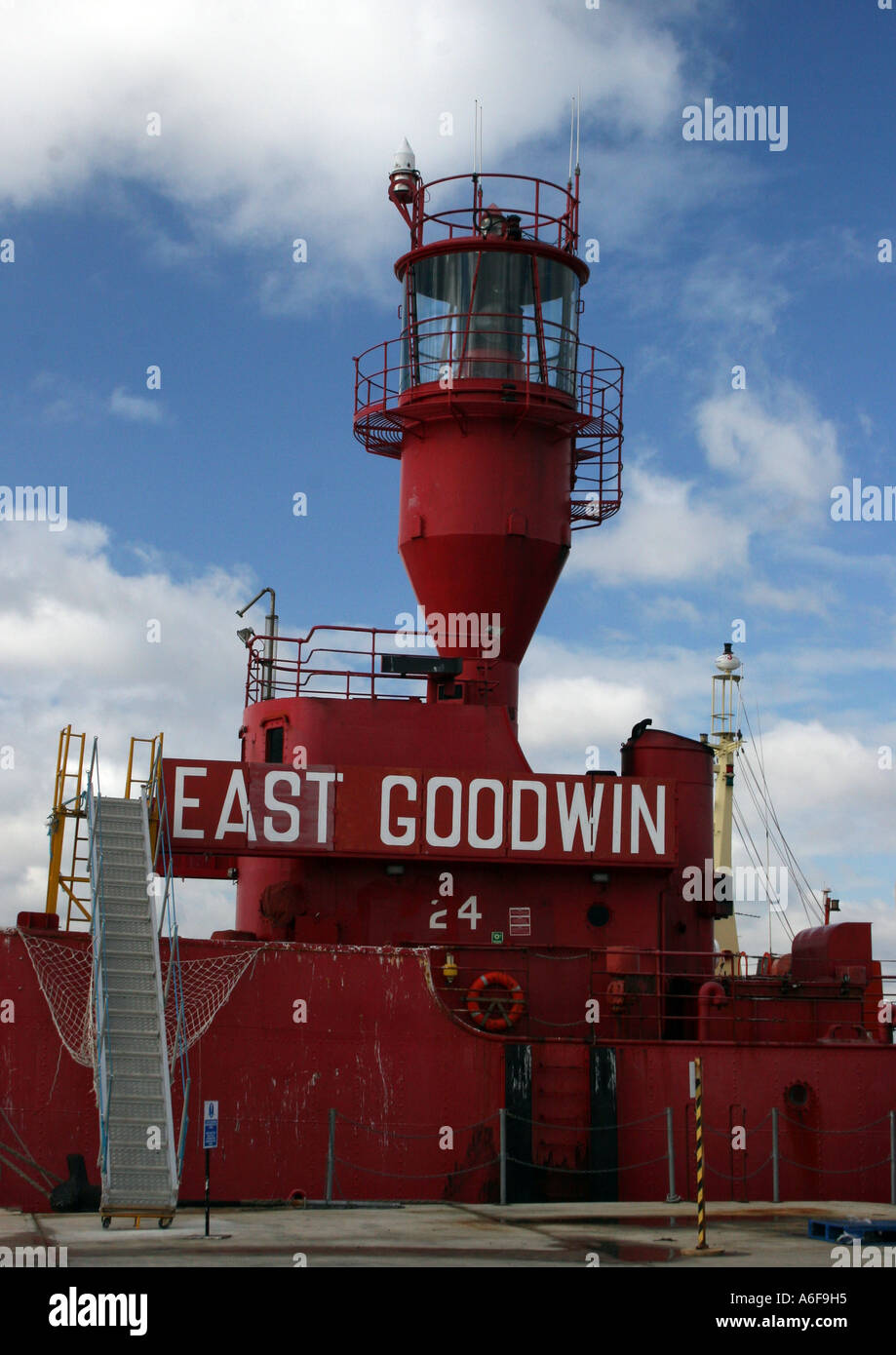 East Goodwin Lightship Stock Photo Alamy