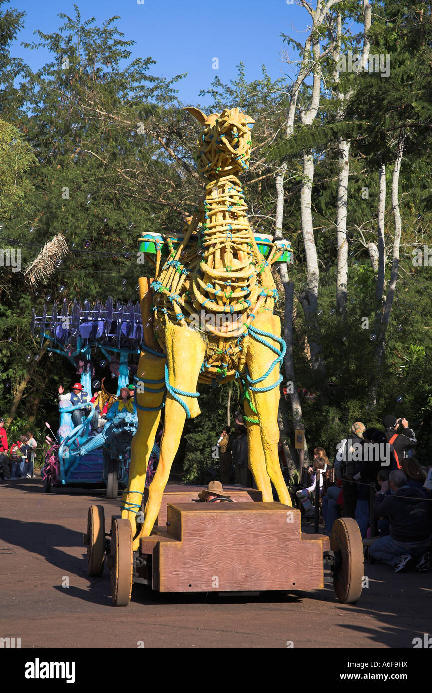 Camel model float, Mickey’s Jammin Jungle Parade, Animal Kingdom ...