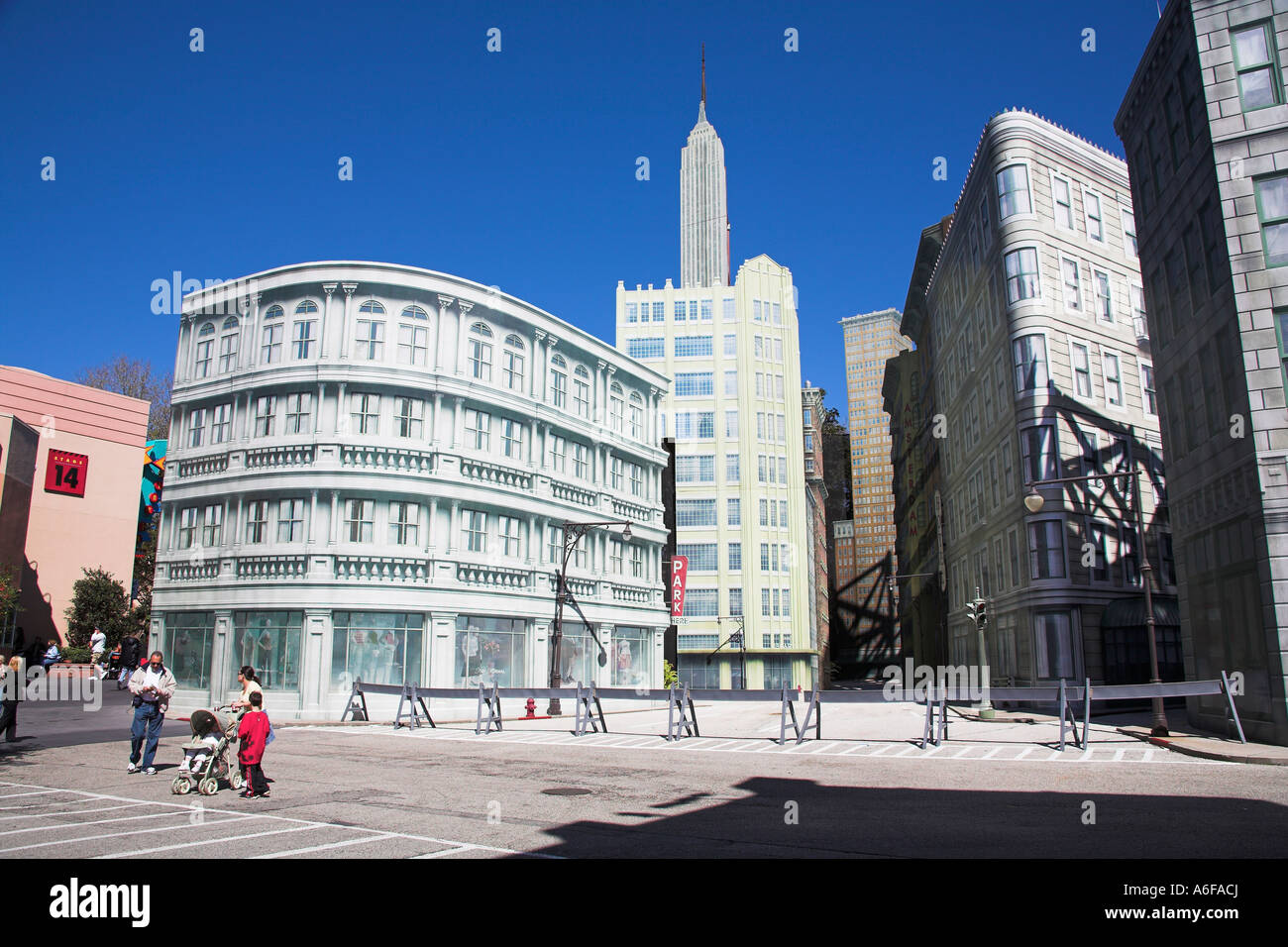 Film set, New York Street, Streets of America, Disney MGM Studios ...
