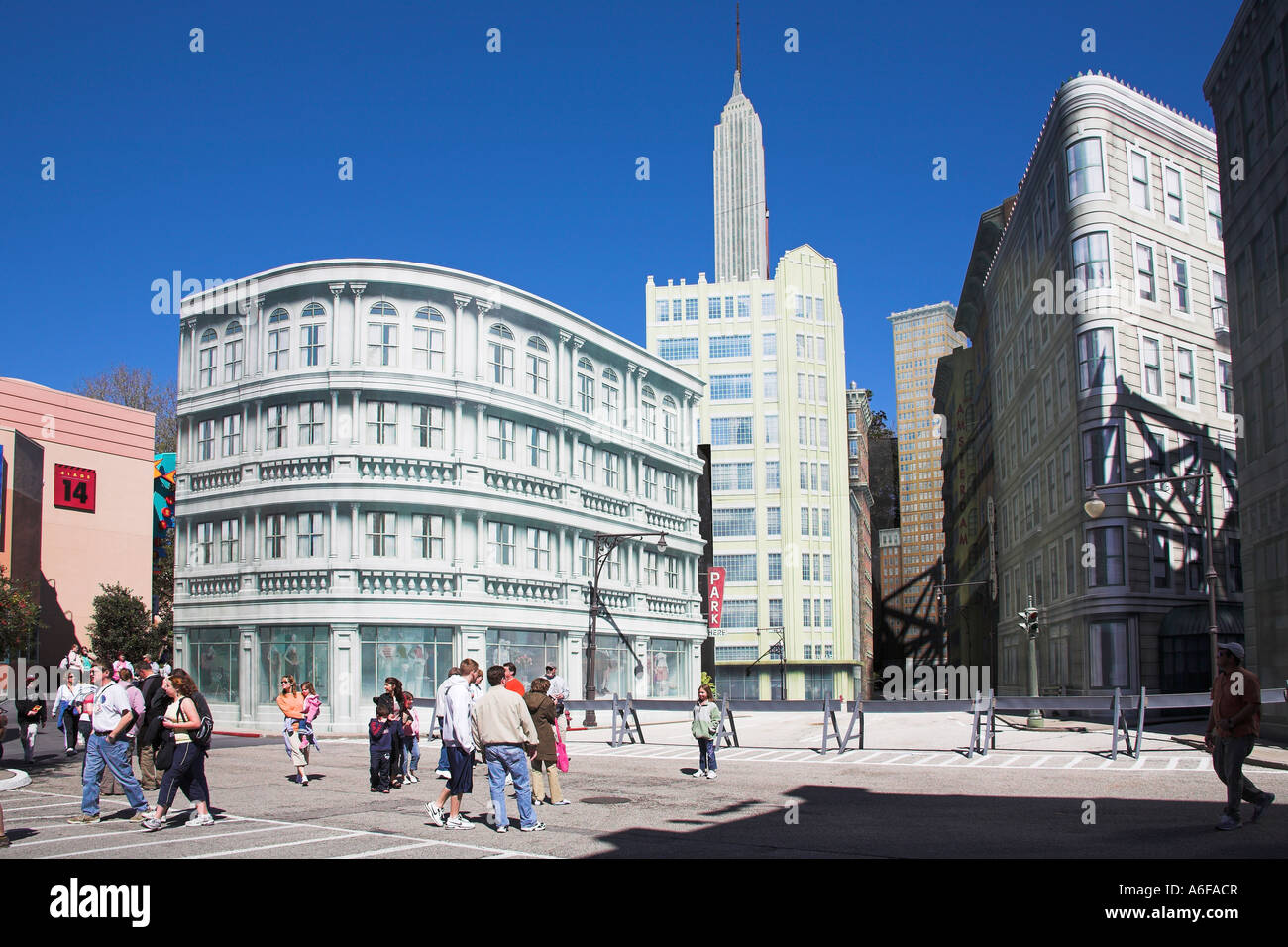 Film set, New York Street, Streets of America, Disney MGM Studios ...