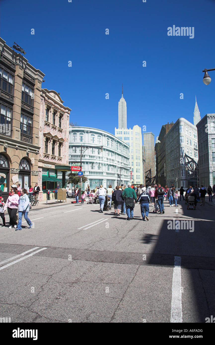 Film set, New York Street, Streets of America, Disney MGM Studios ...
