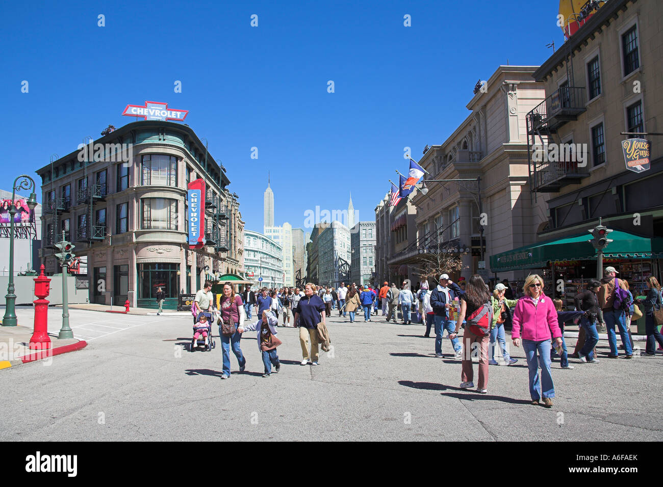 Film set, New York Street, Streets of America, Disney MGM Studios ...