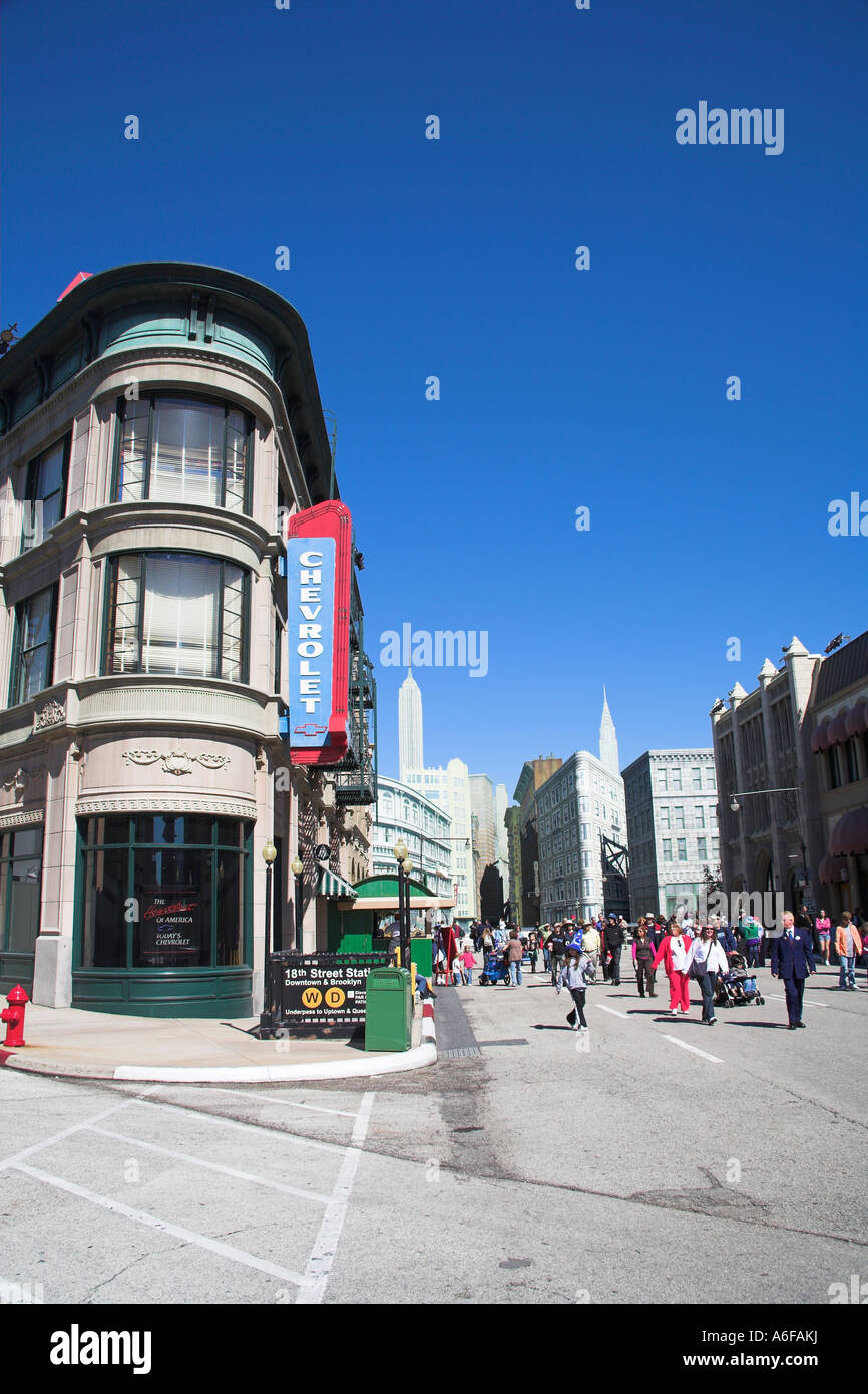 Film set, New York Street, Streets of America, Disney MGM Studios ...