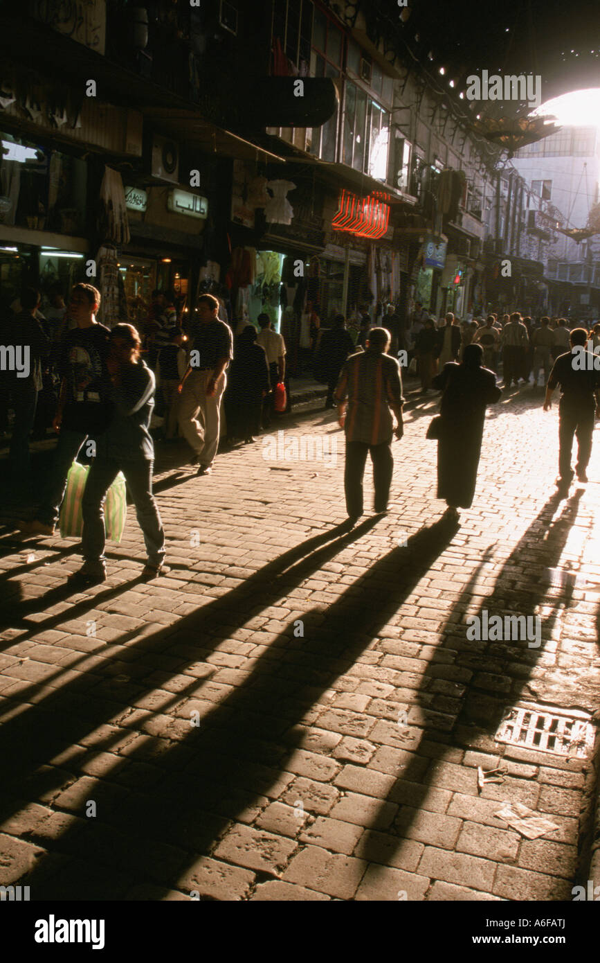 Shadows Souk Hamidieh Bazaar Damascus Syria Stock Photo - Alamy