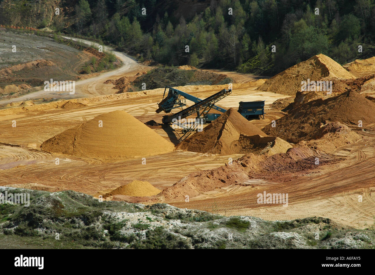 Gravel extration mine mining hi-res stock photography and images - Alamy