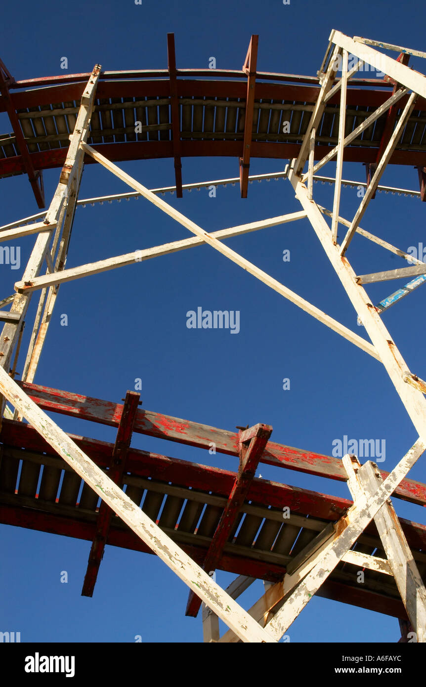 Old roller coaster hi-res stock photography and images - Alamy