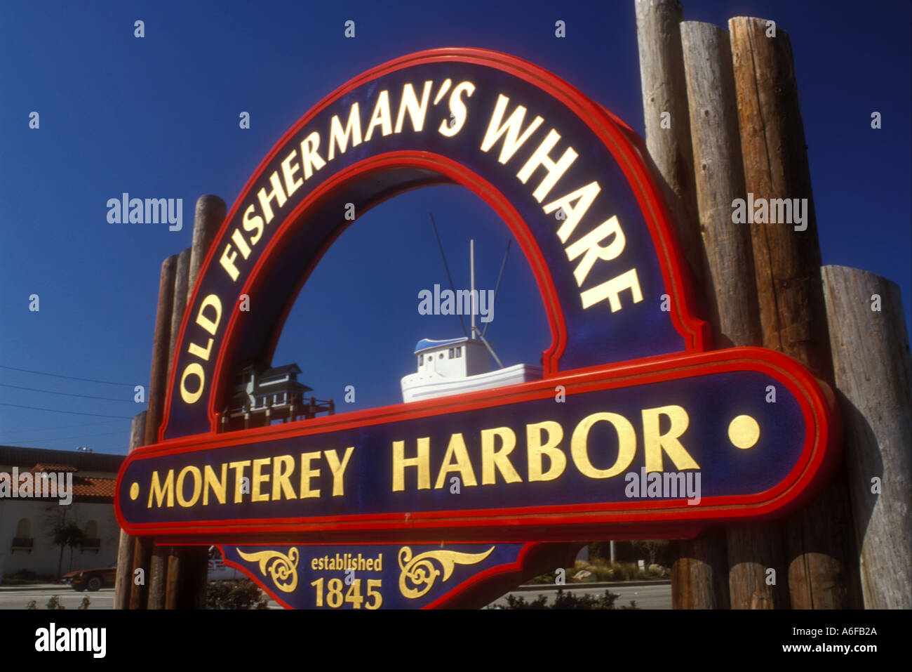 Monterey harbor sign hi-res stock photography and images - Alamy