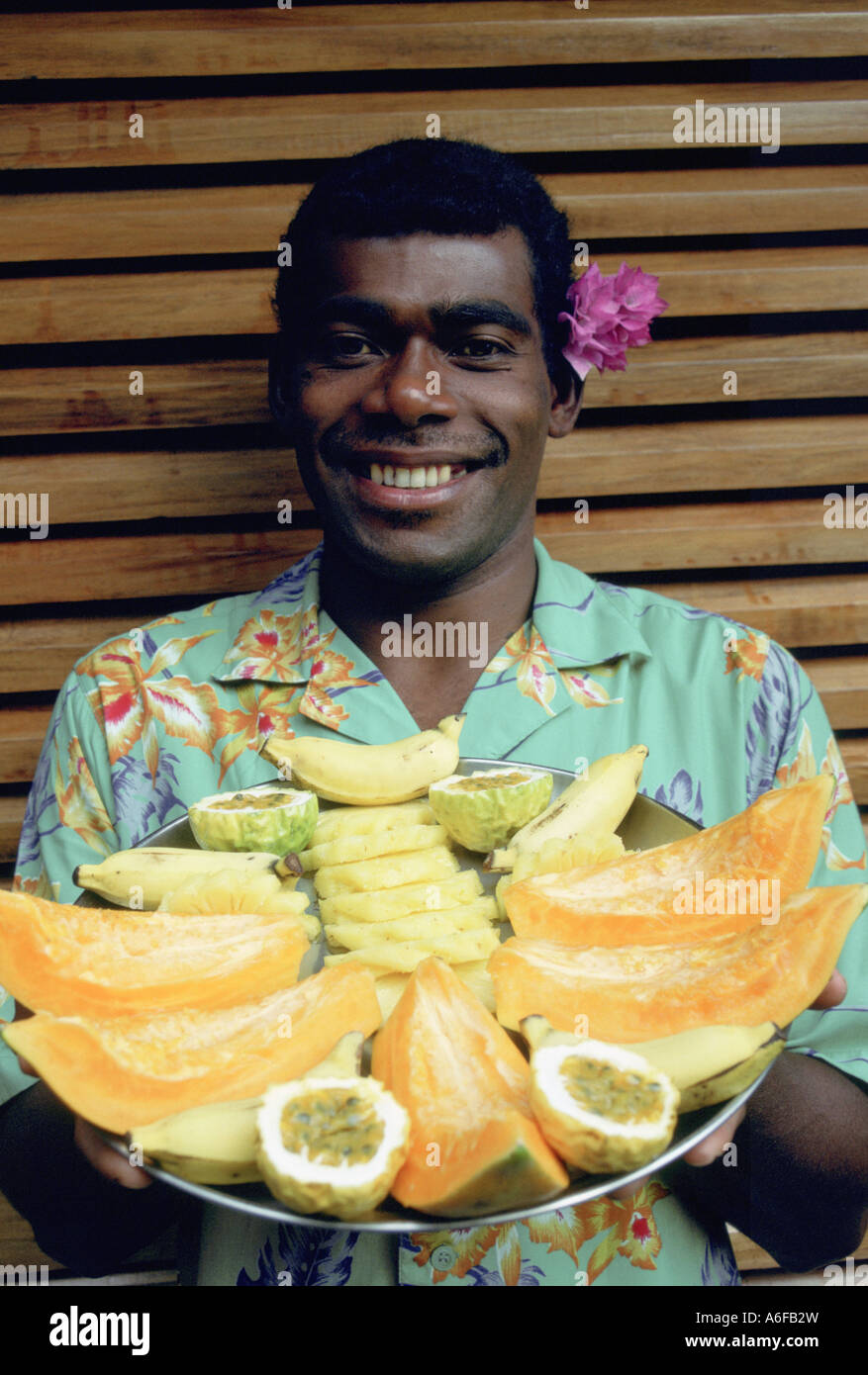 Tropical fruits Fiji Stock Photo - Alamy