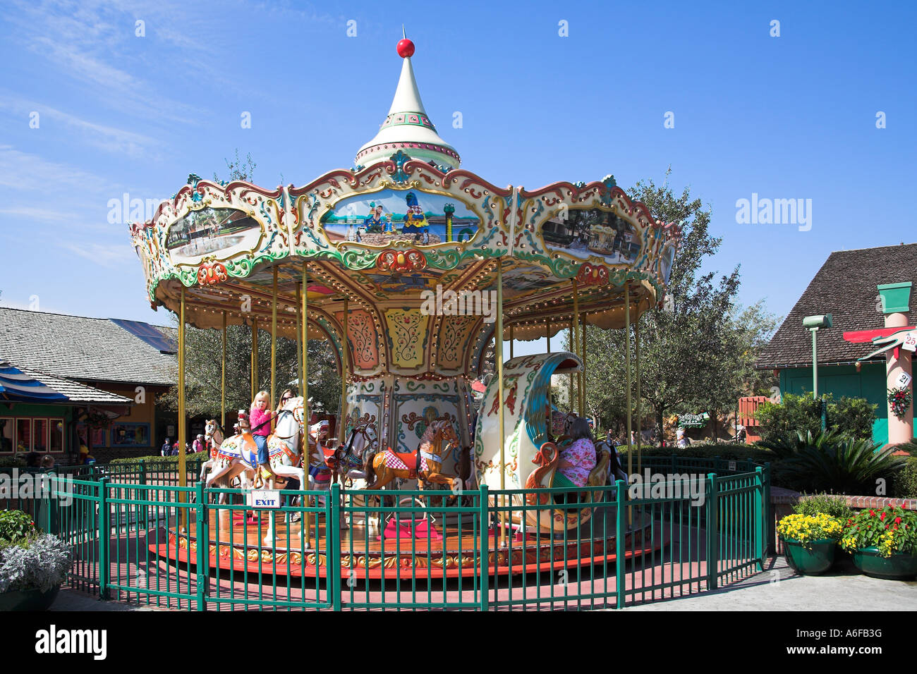 Florida orlando downtown disney merry go round hi-res stock photography ...