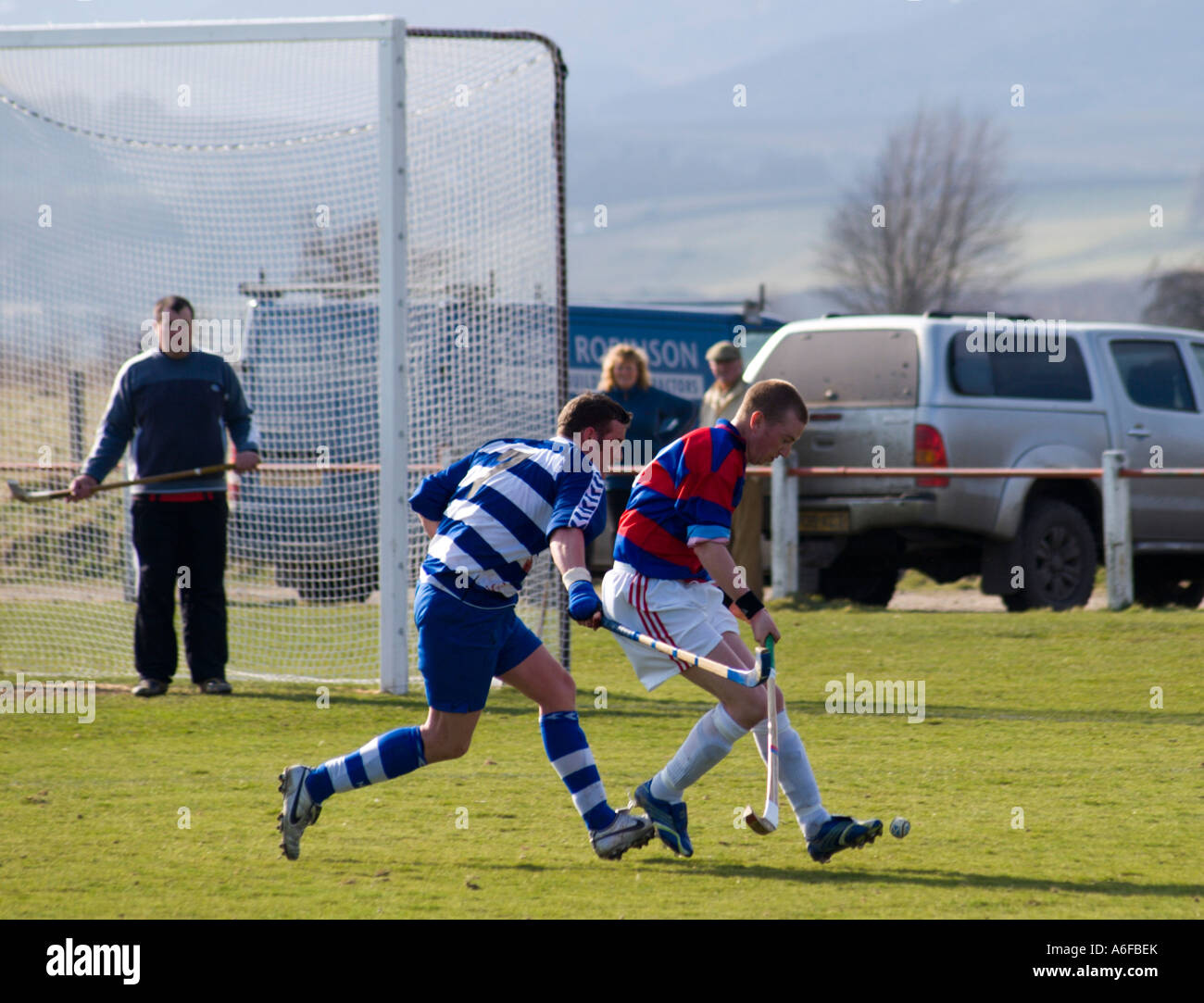 Shinty caman game scotland hi-res stock photography and images - Alamy