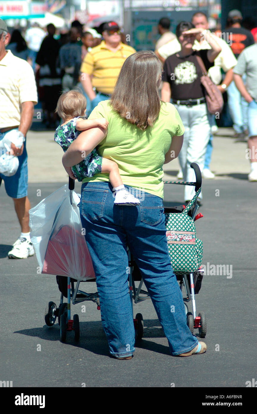 Very large heavy people at Fair in Georgia a real southern Mother with ...