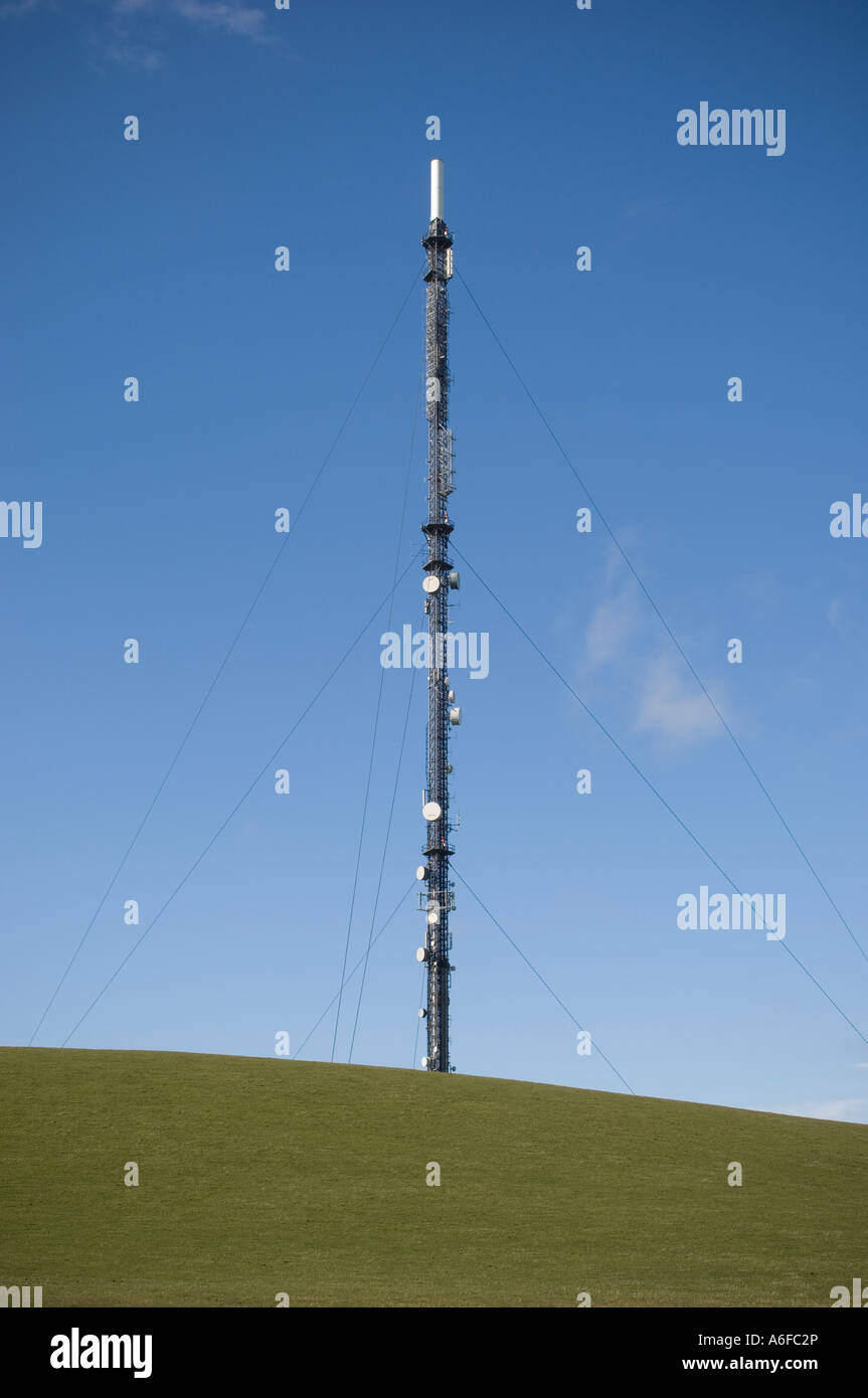blaenplwyf television and radio mast part of national grid wireless ...