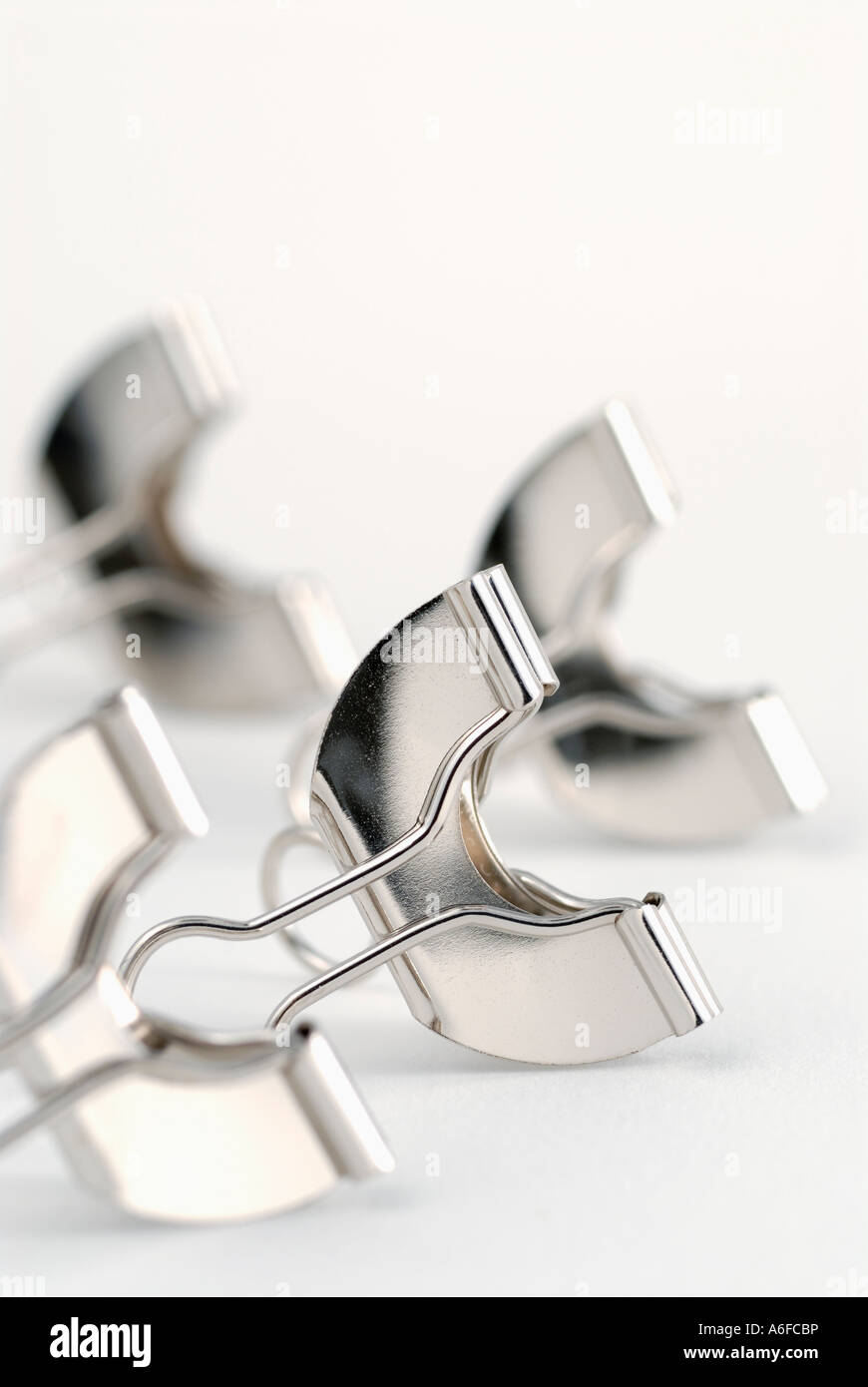 Modern paper clips Stock Photo - Alamy