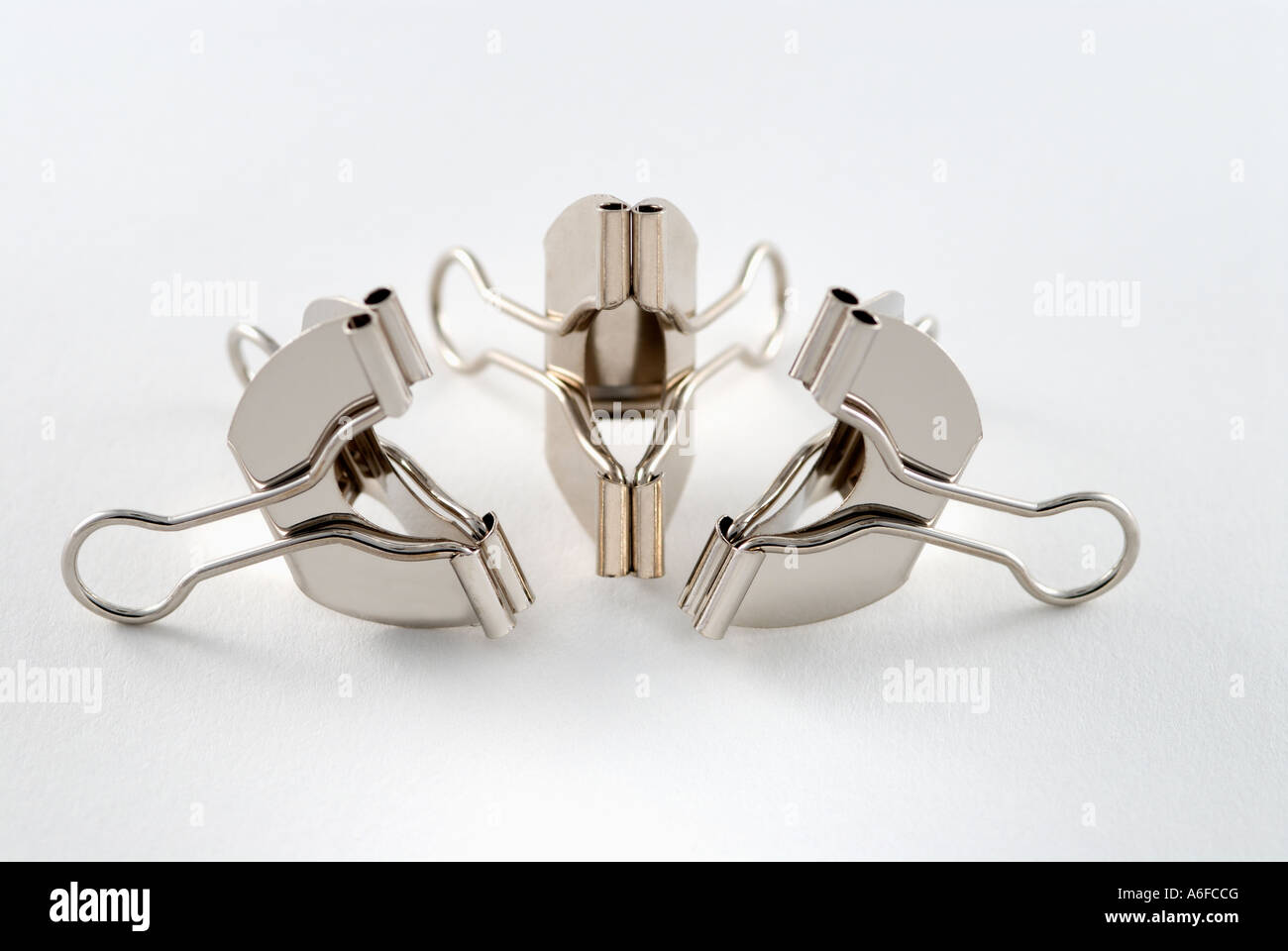 Modern paper clips Stock Photo - Alamy