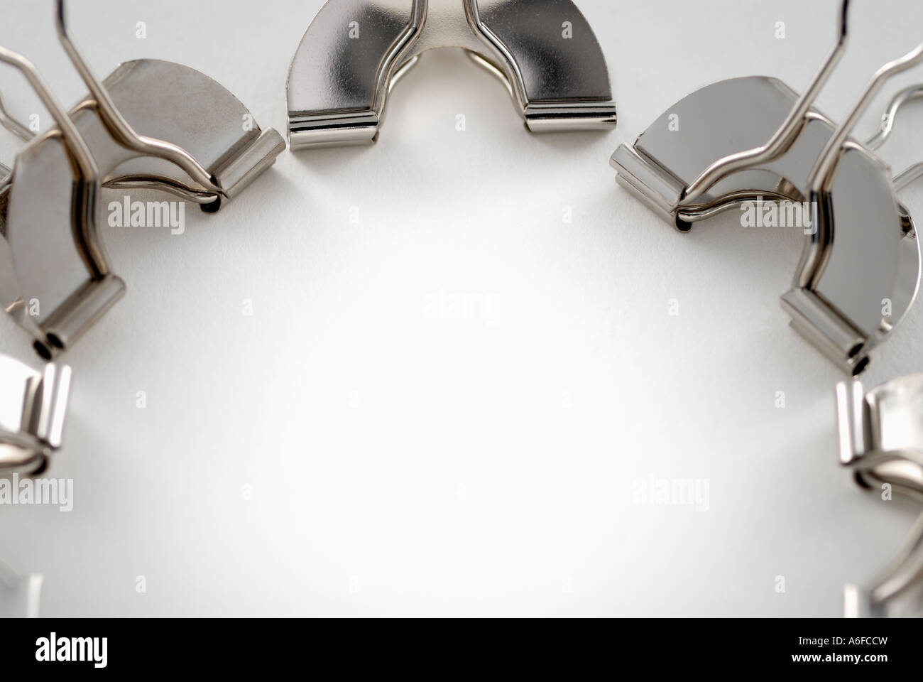 Modern paper clips Stock Photo - Alamy