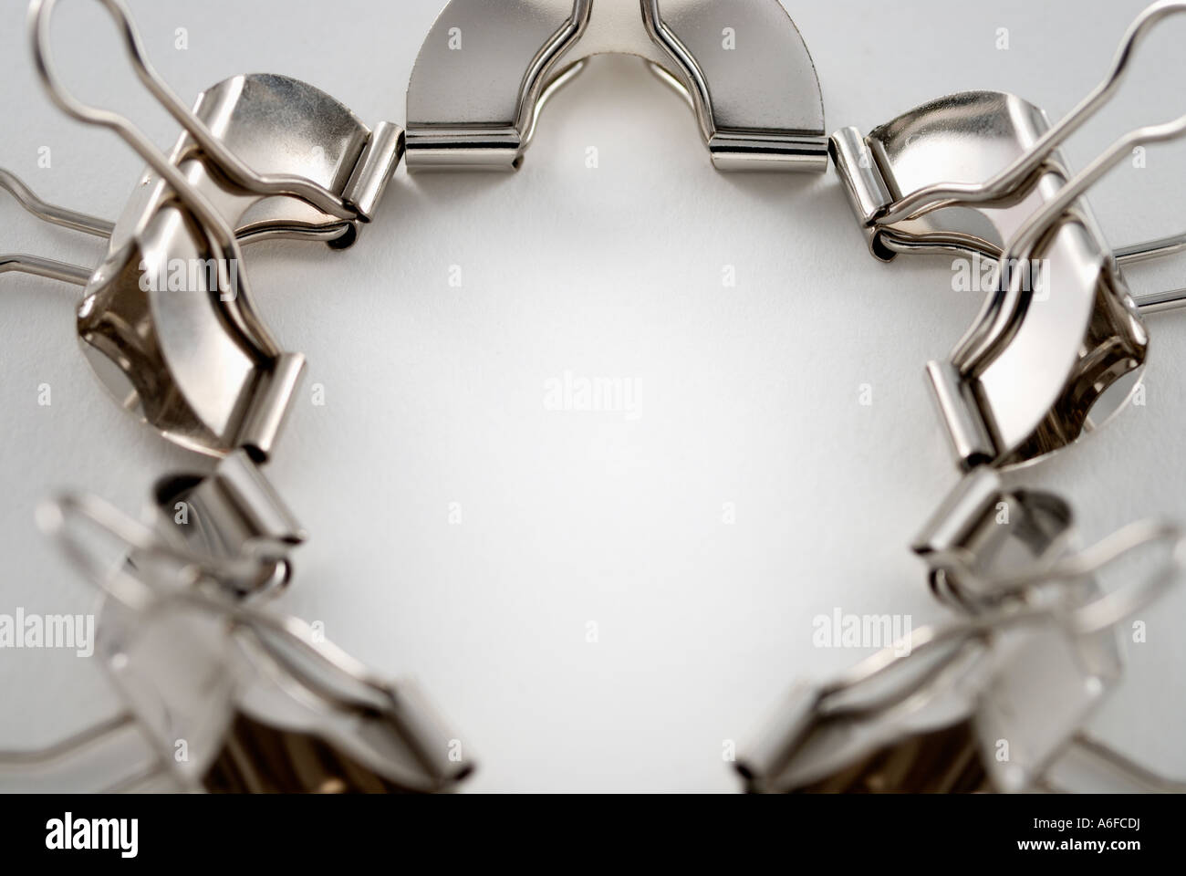 Modern paper clips Stock Photo - Alamy