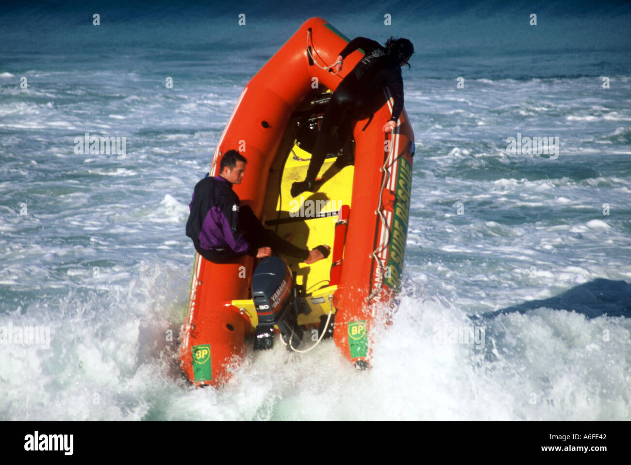 Surf Rescue Boat St Clair Beach Dunedin New Zealand Stock Photo - Alamy