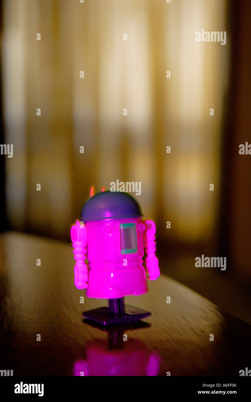 Pink Toy Robot Stock Photo - Alamy