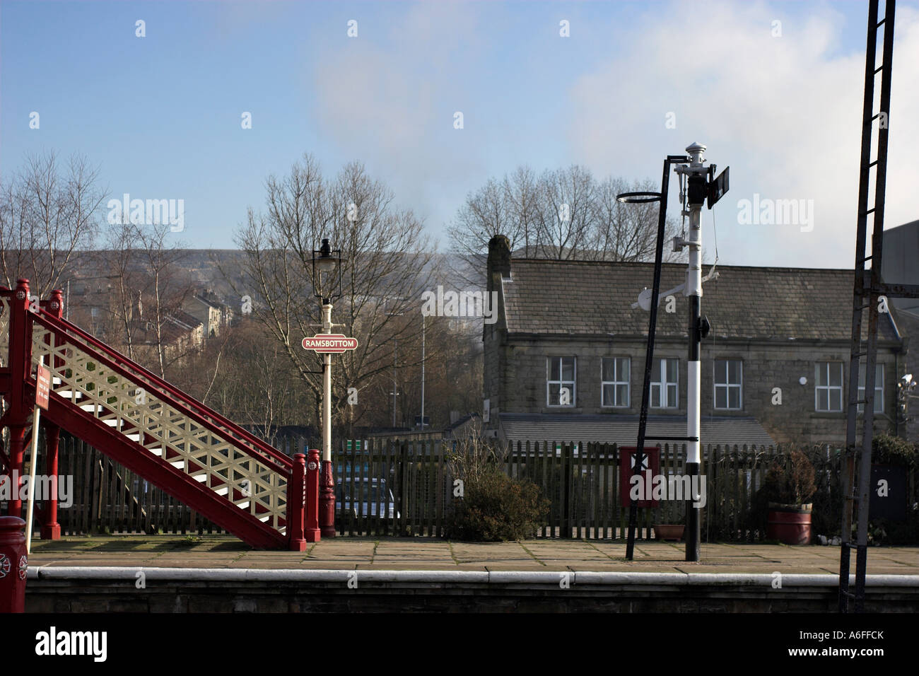 Ramsbottom Station on the East Lancashire Railway Stock Photo - Alamy