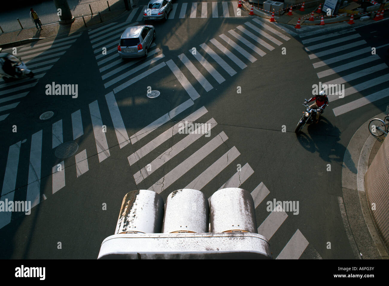 Street crossing in Japan Stock Photo - Alamy