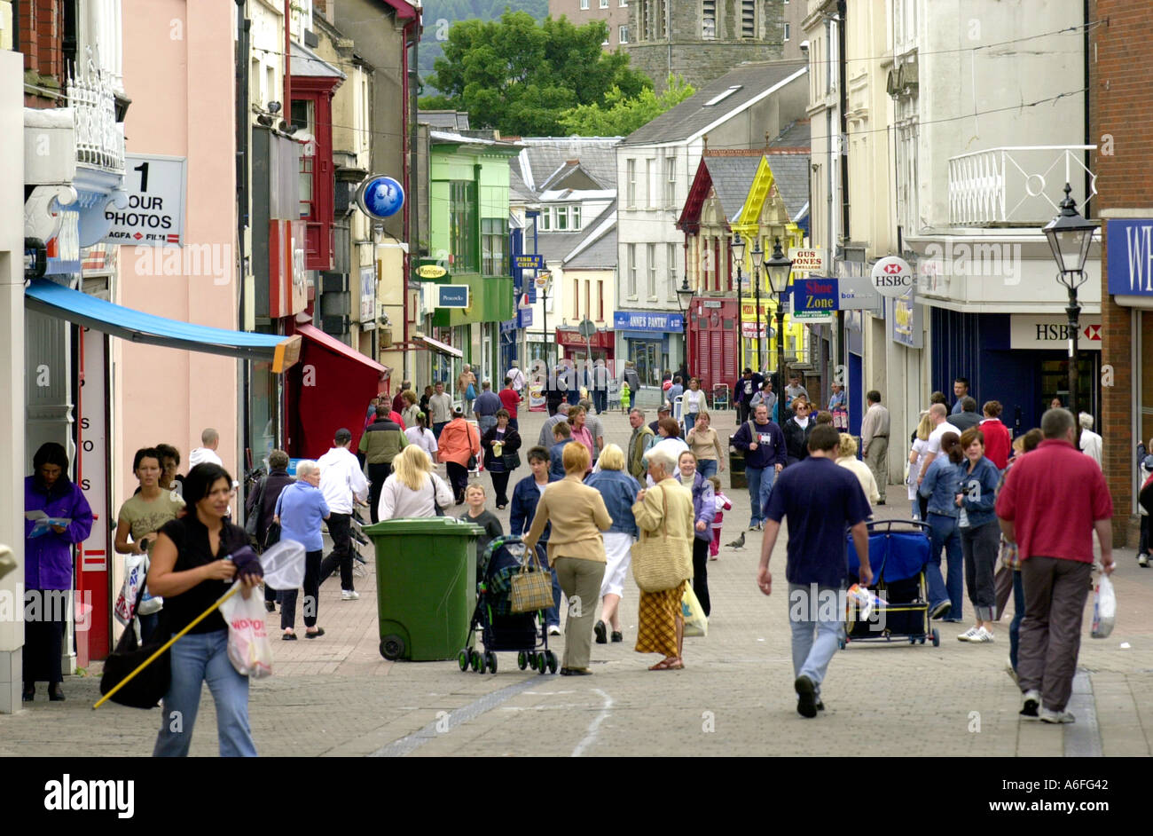 Merthyr tydfil high street hi-res stock photography and images - Alamy