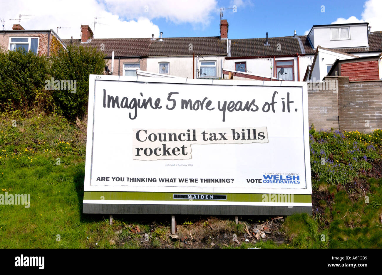 Conservative poster and 2005 hi-res stock photography and images - Alamy