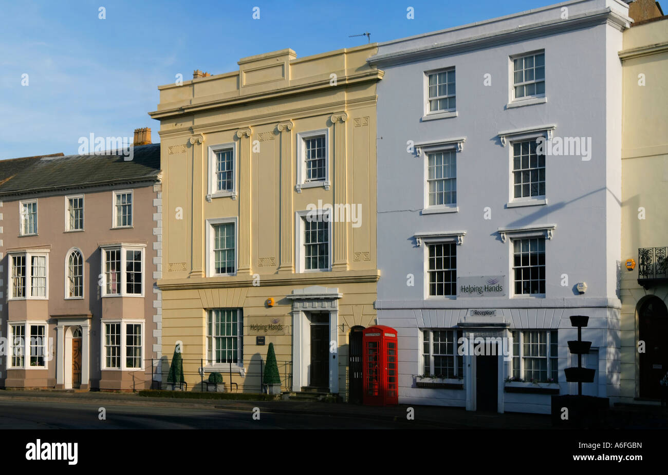 market town of alcester warwickshire Stock Photo - Alamy