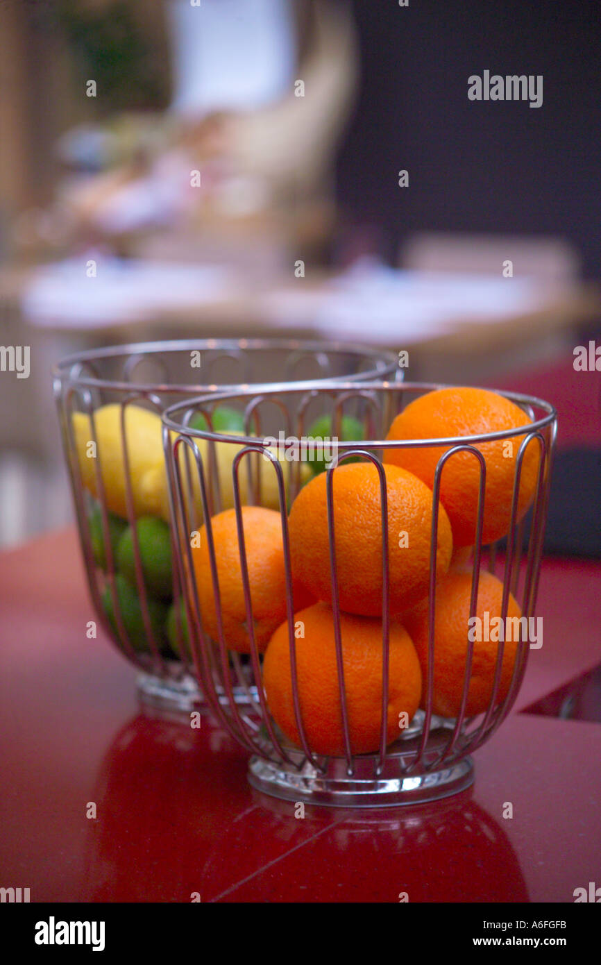 fruit bowl display Stock Photo - Alamy