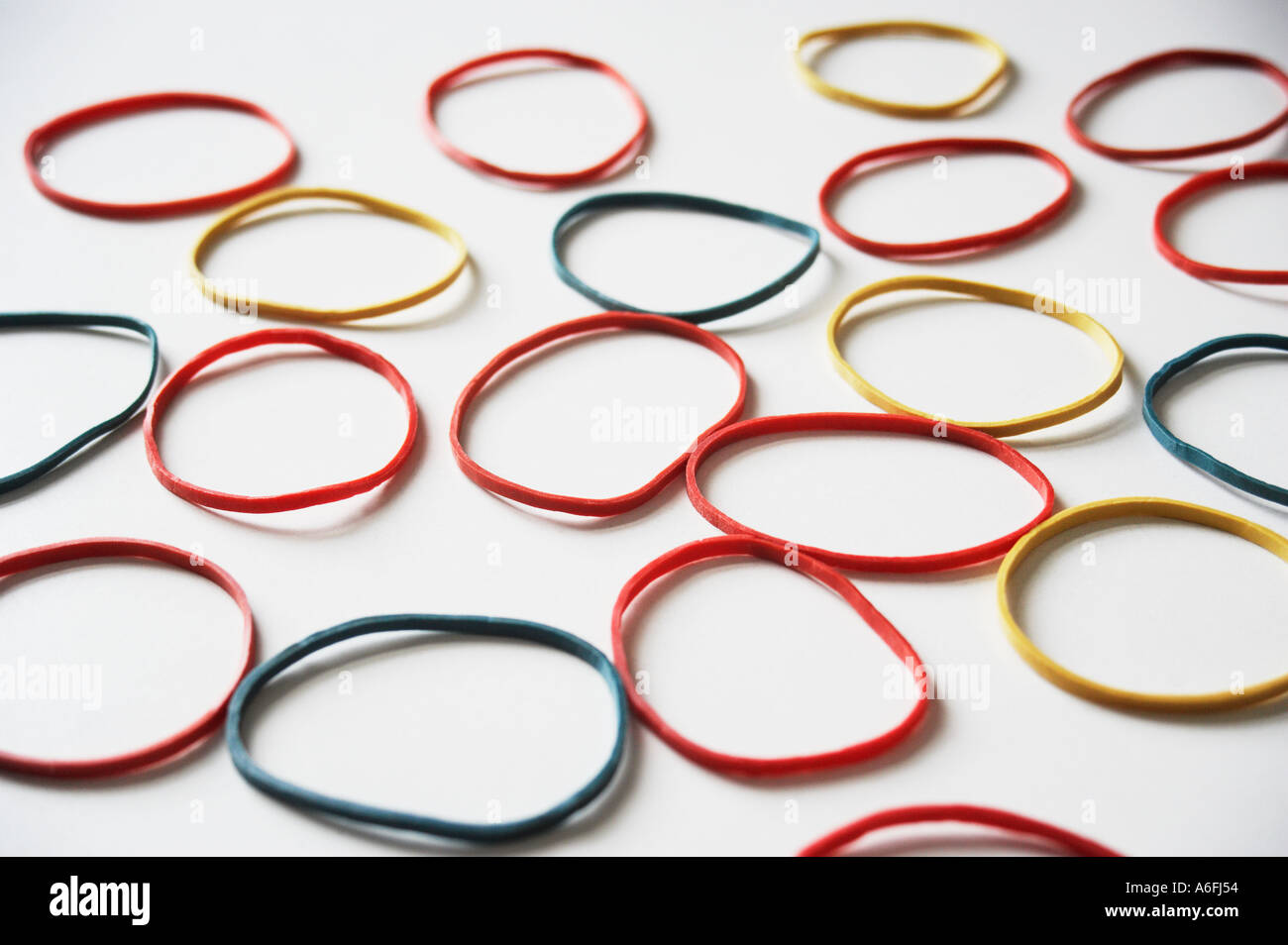 Multi coloured rubber bands hi-res stock photography and images - Alamy