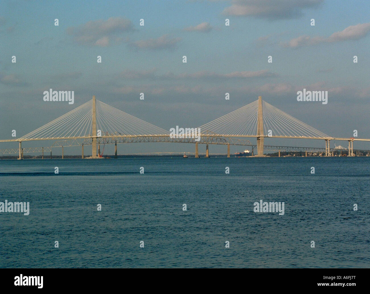 Cooper River Bridge Charleston SC USA Stock Photo - Alamy