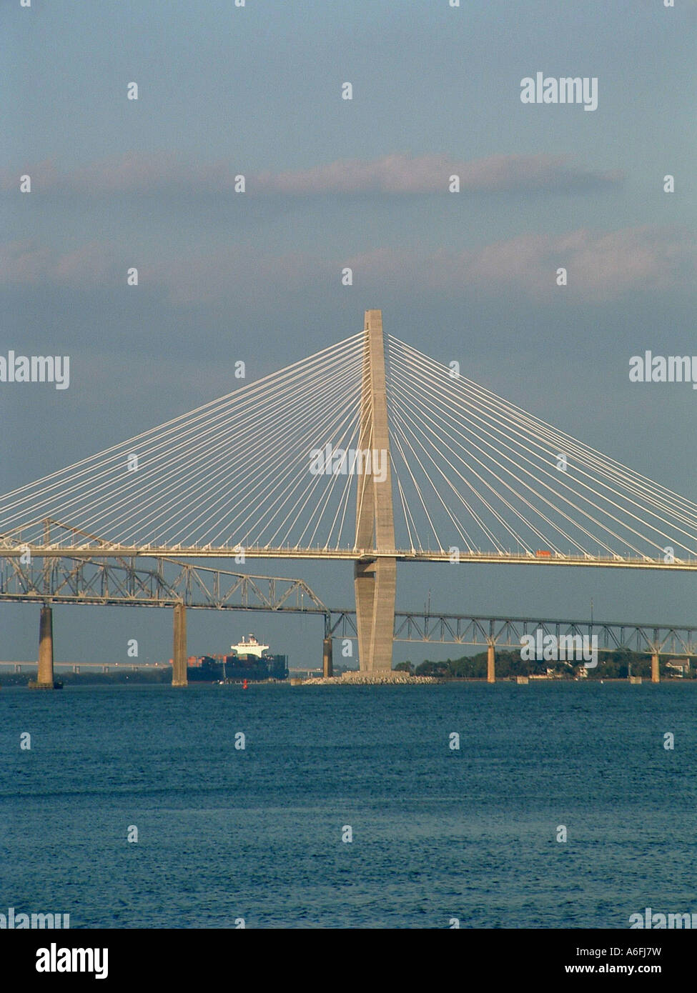 Cooper River Bridge Charleston SC USA Stock Photo - Alamy