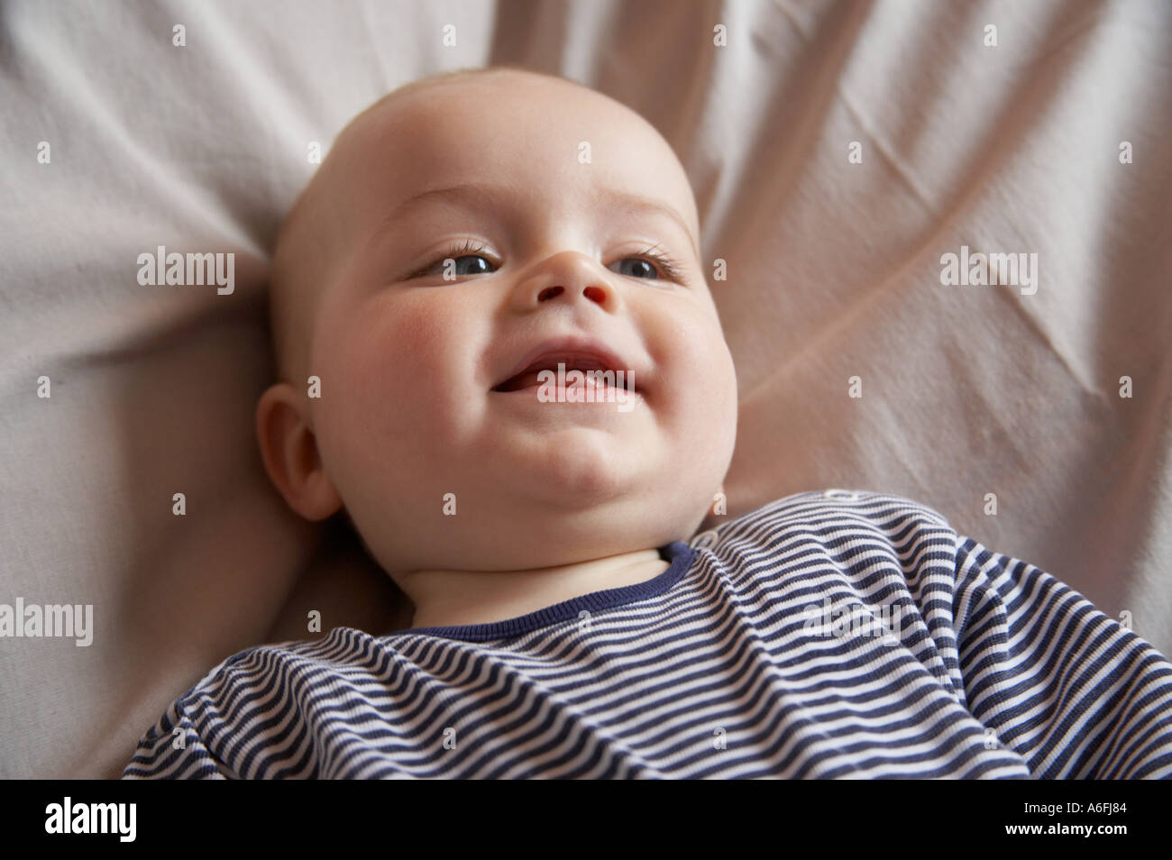 baby boy laughing Stock Photo - Alamy